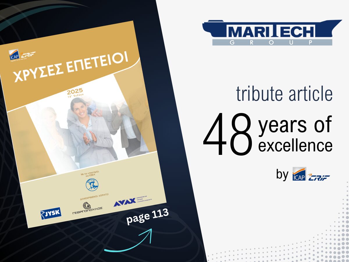 48 Years of Excellence: MARITECH HELLAS Journey